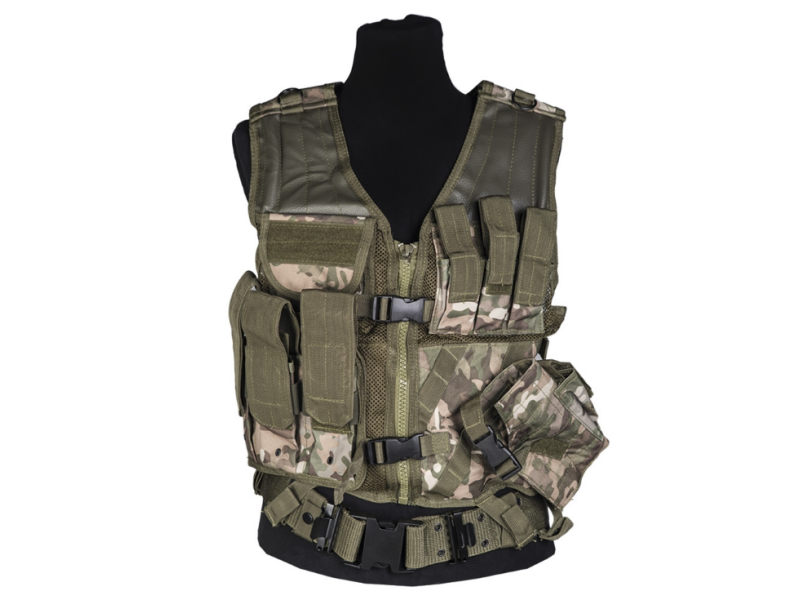 Usmc Tactical Vest With Waist Belt Multitarn